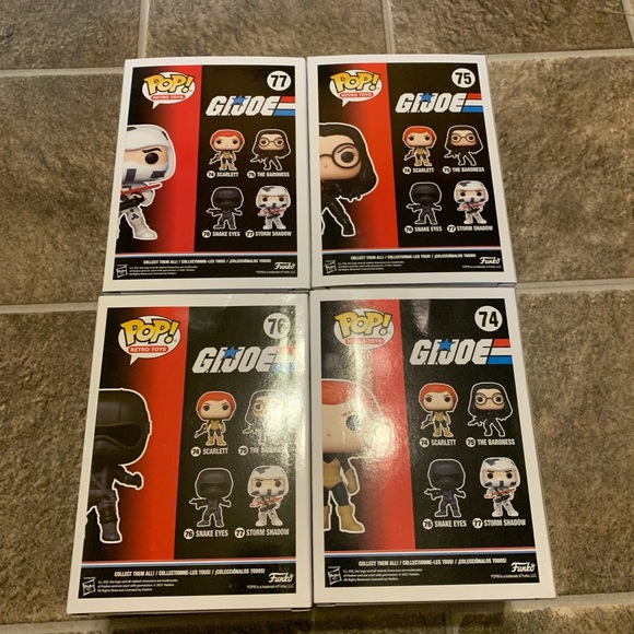 Funko | Toys | Gi Joe Funko Pop Walmart Exclusive Set Baroness Snake ...